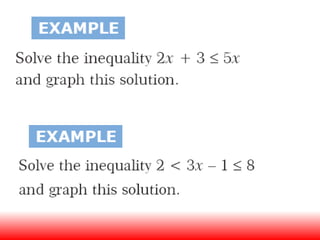 Quadratic inequalities | PPT