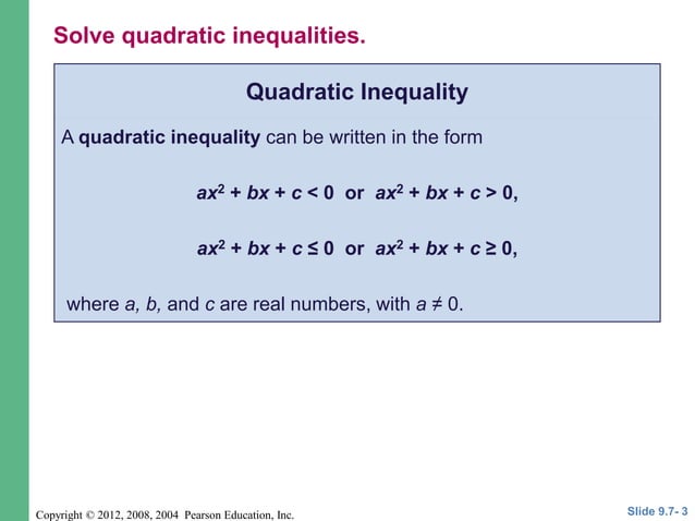 quadratic inequalities.ppt