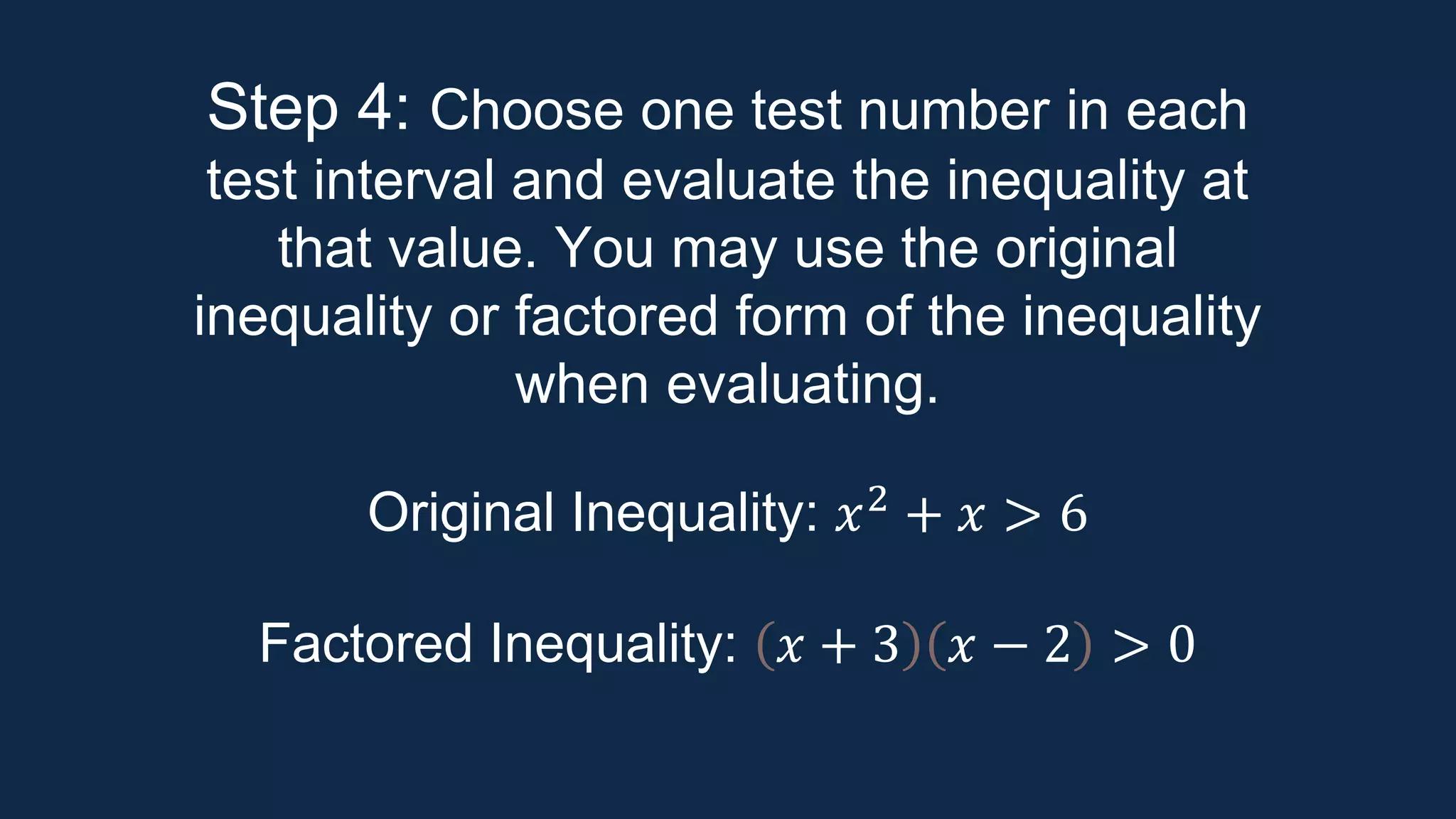 Quadratic Inequalities | PPTX