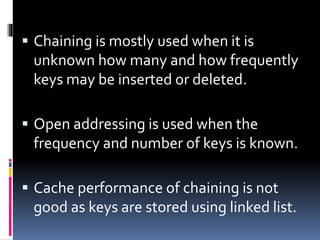 Quadratic probing | PPTX