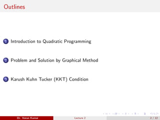 Quadratic programming (Tool of optimization) | PDF | Technology & Computing