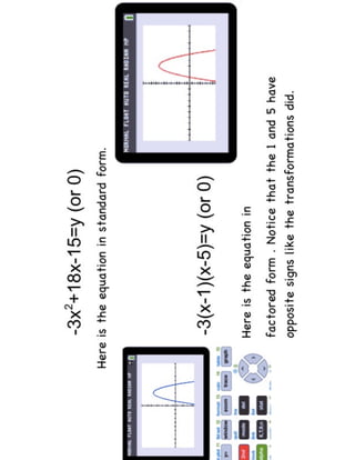 Quadratic regression factored form | PDF