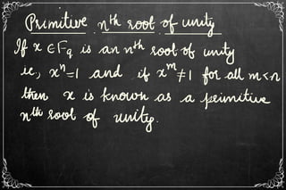 Roots of Unity & Quadratic residues | PDF