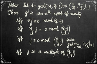 Roots of Unity & Quadratic residues | PDF