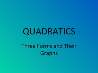 Quadratics | PPT