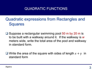 Quadratics | PPTX