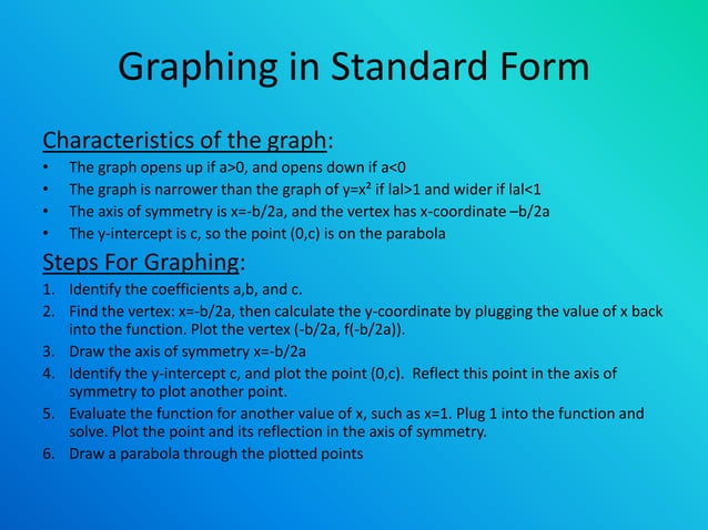 Quadratics Final | PPT
