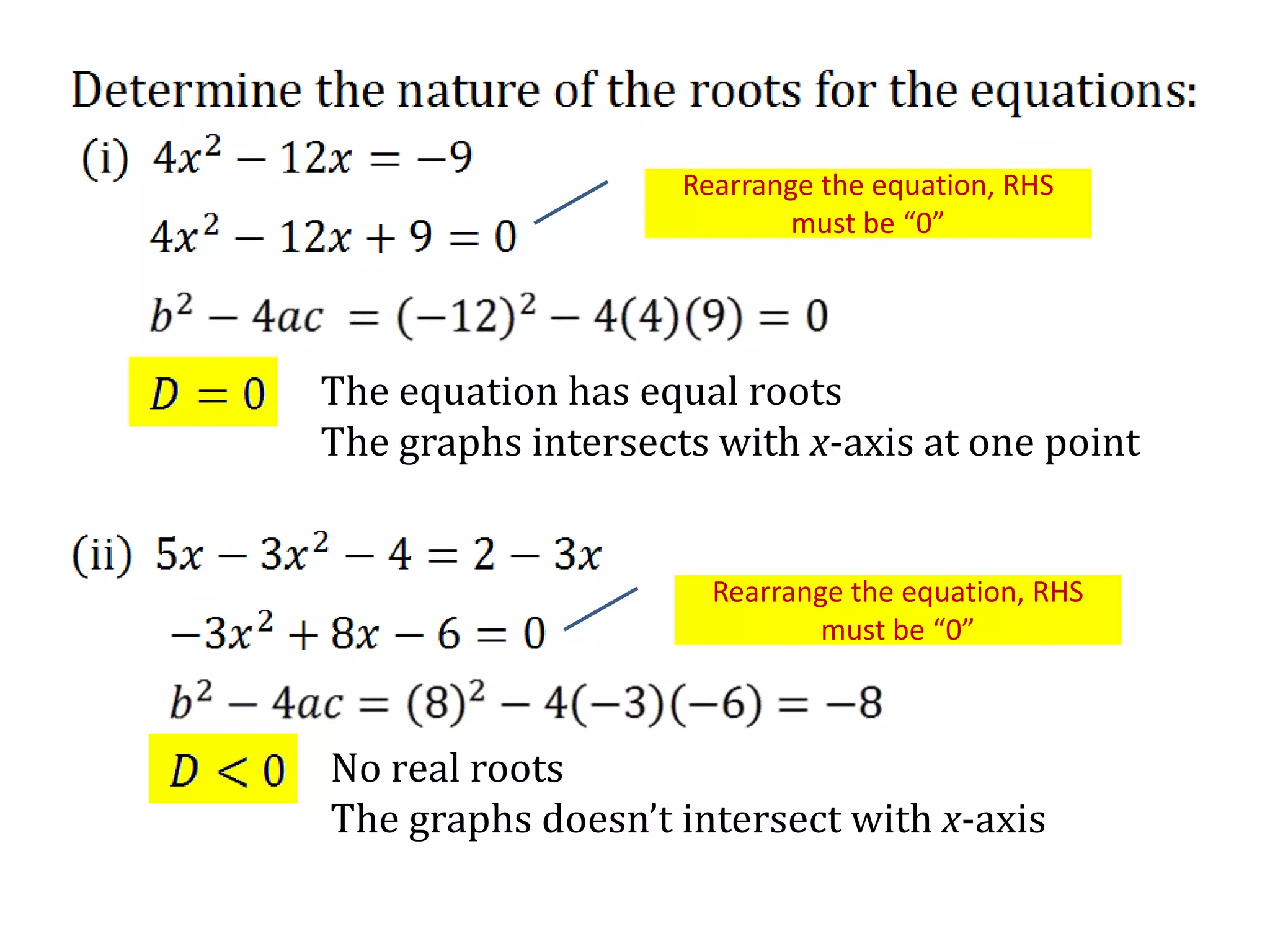 Quadratic Equations | PPTX