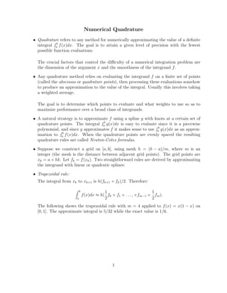 Quadrature | PDF