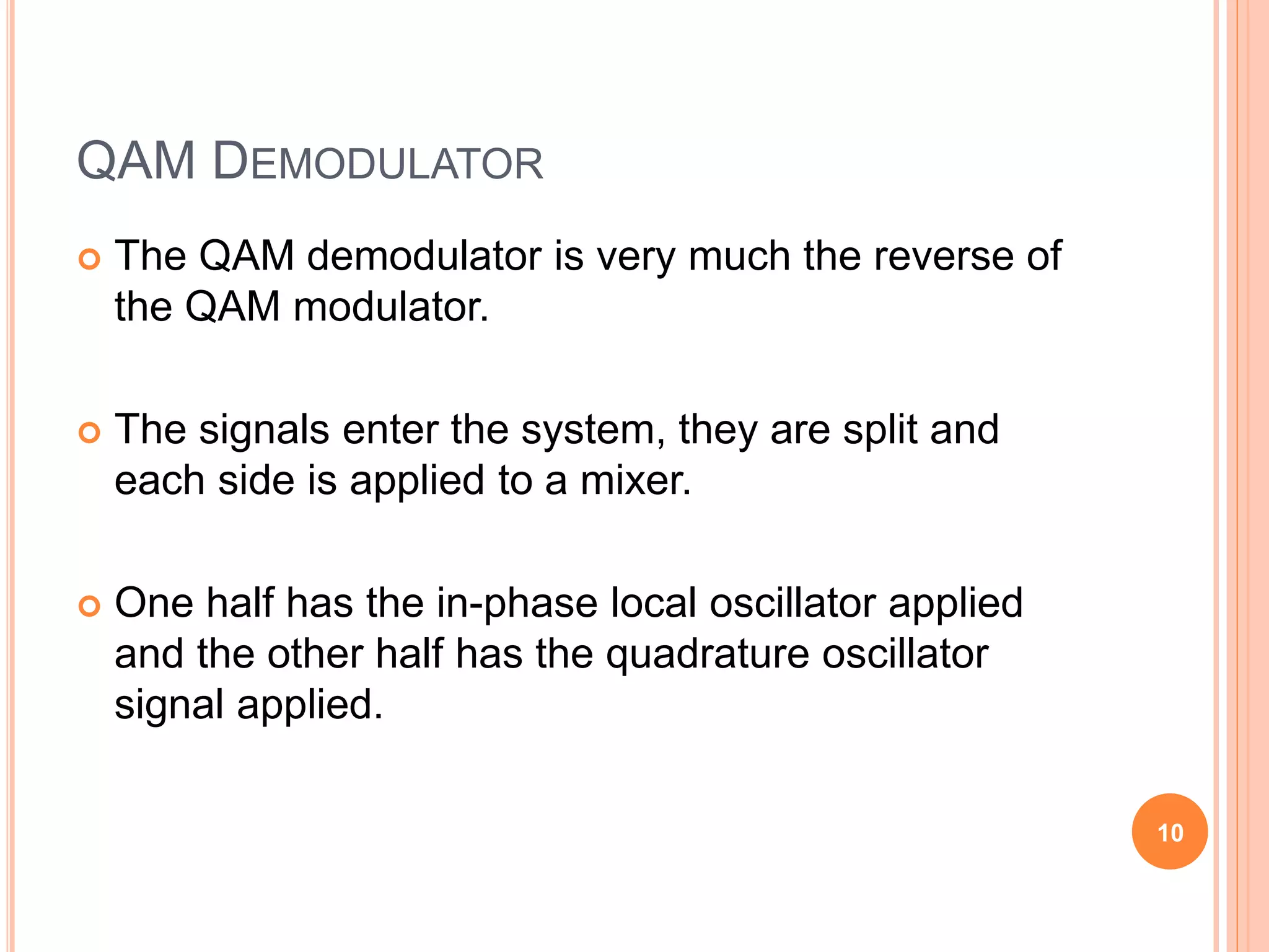 Quadrature amplitude modulation | PPTX