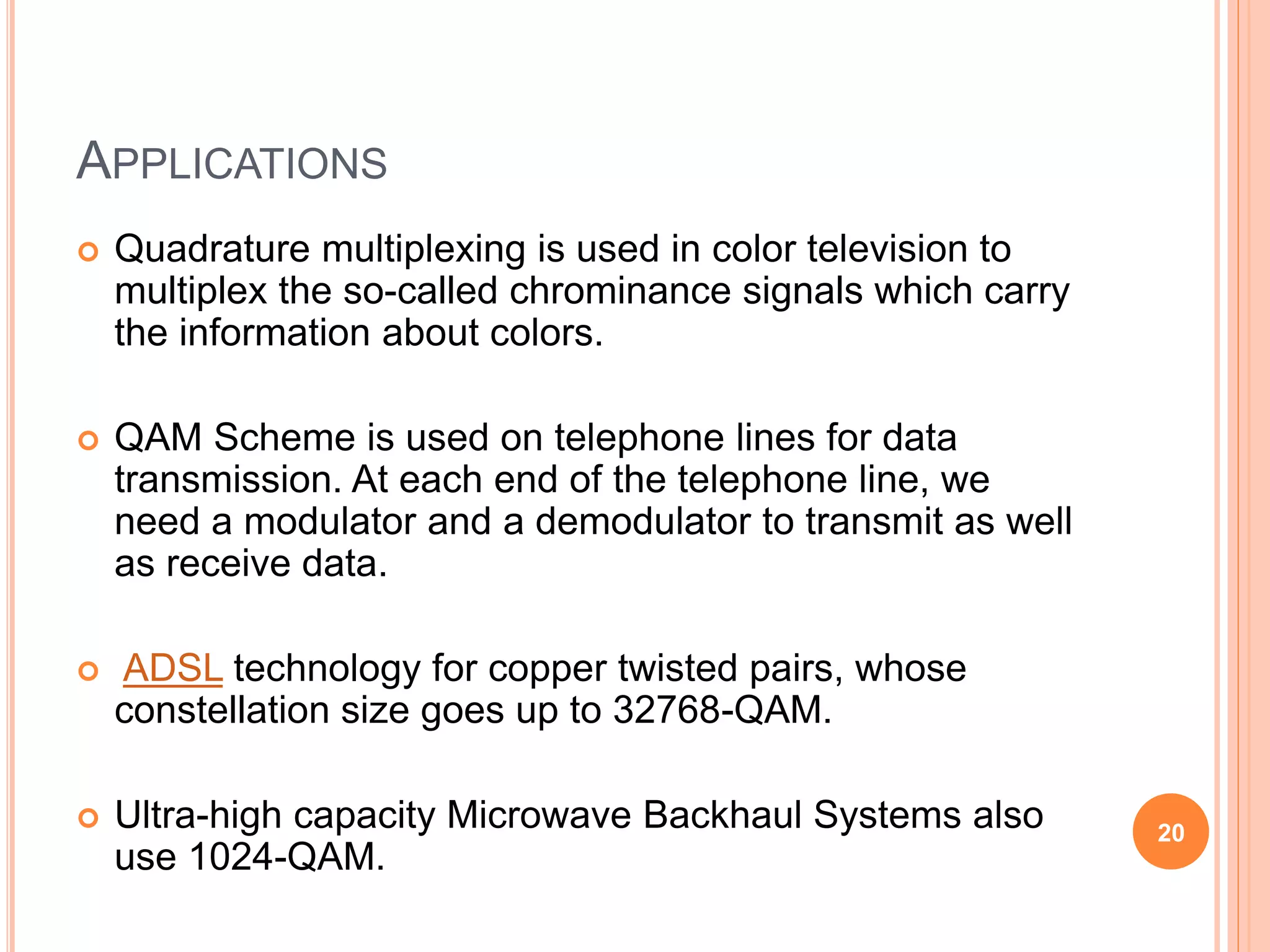 Quadrature amplitude modulation | PPTX