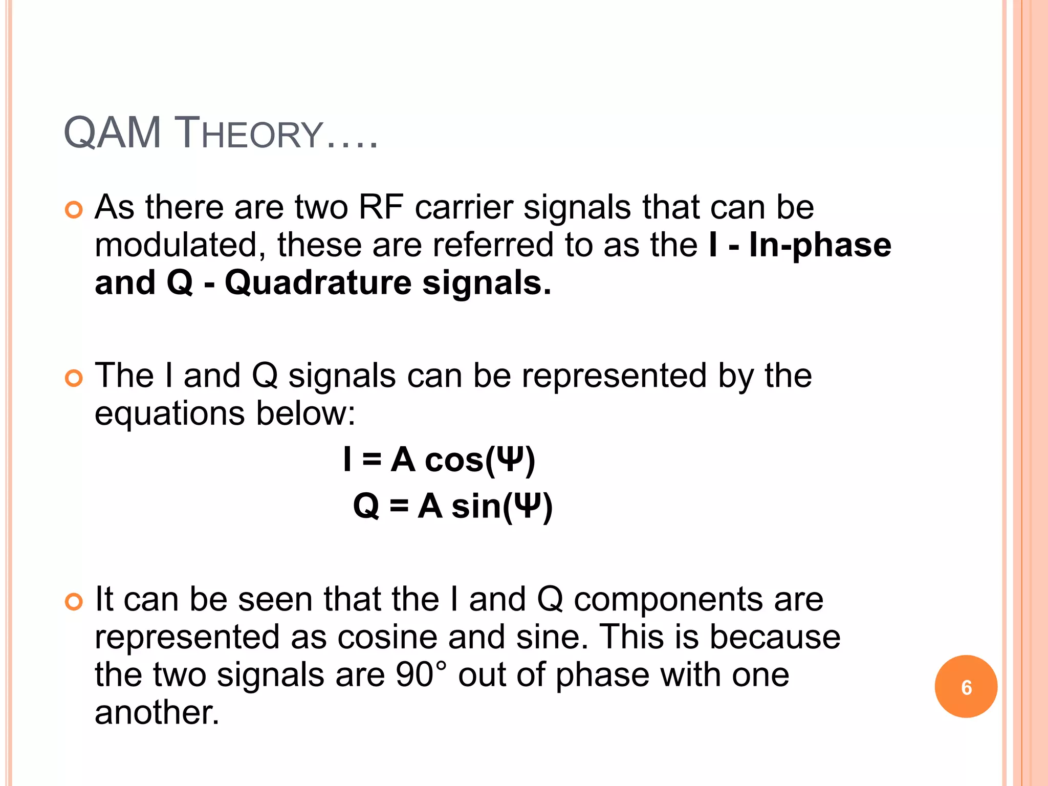 Quadrature amplitude modulation | PPTX