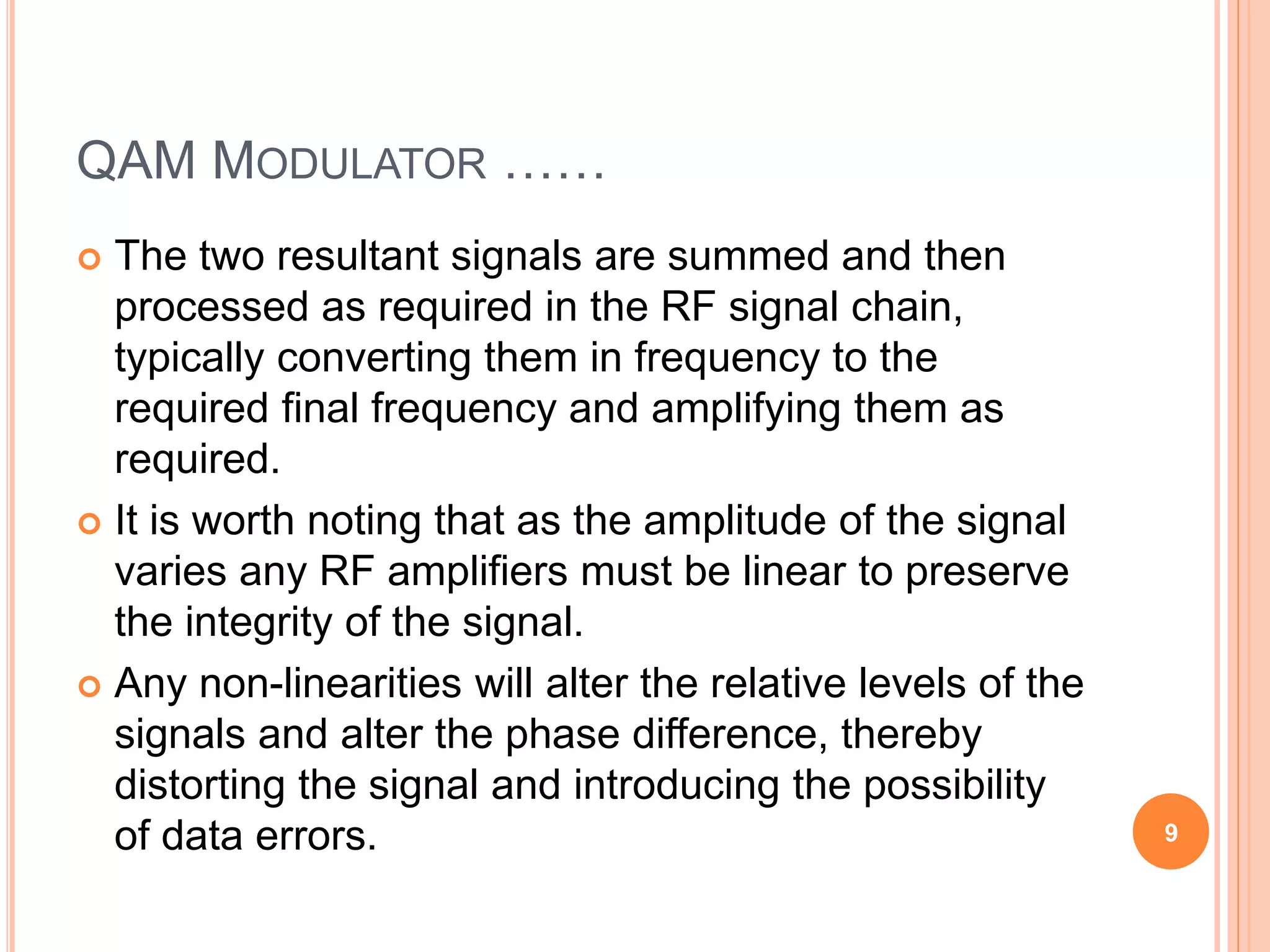 Quadrature amplitude modulation | PPTX