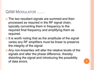 Quadrature amplitude modulation | PPTX