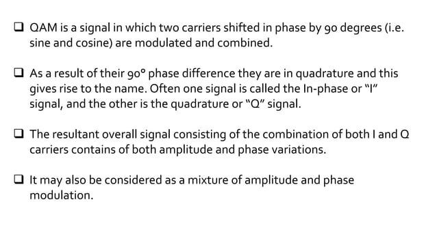 Quadrature Amplitude Modulation Pptx Dance And Electronic Music Music