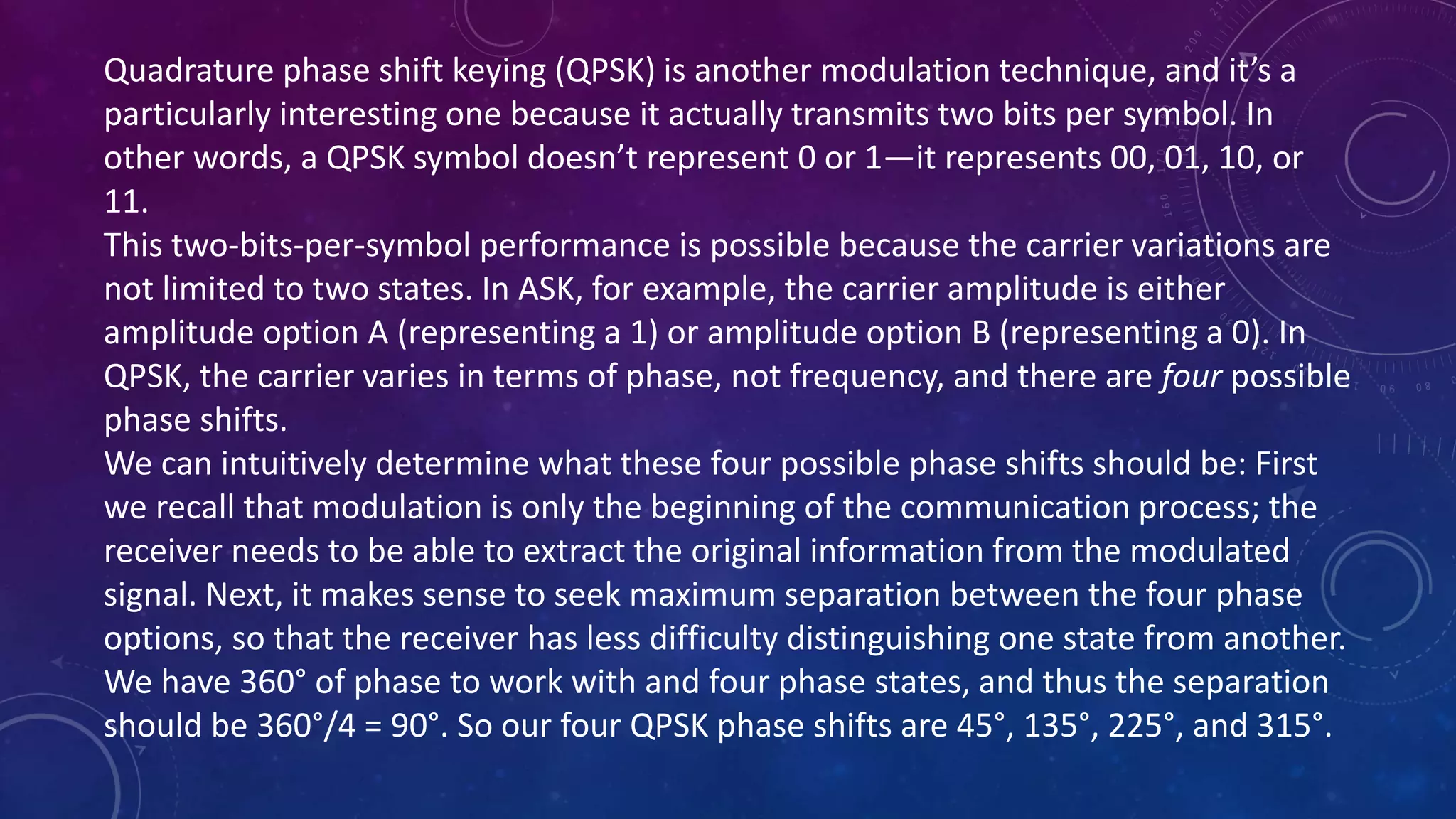 Quadrature phase shift keying | PPTX