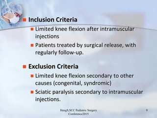 Quadriceps fibrosis after intramuscular injections in children. | PDF