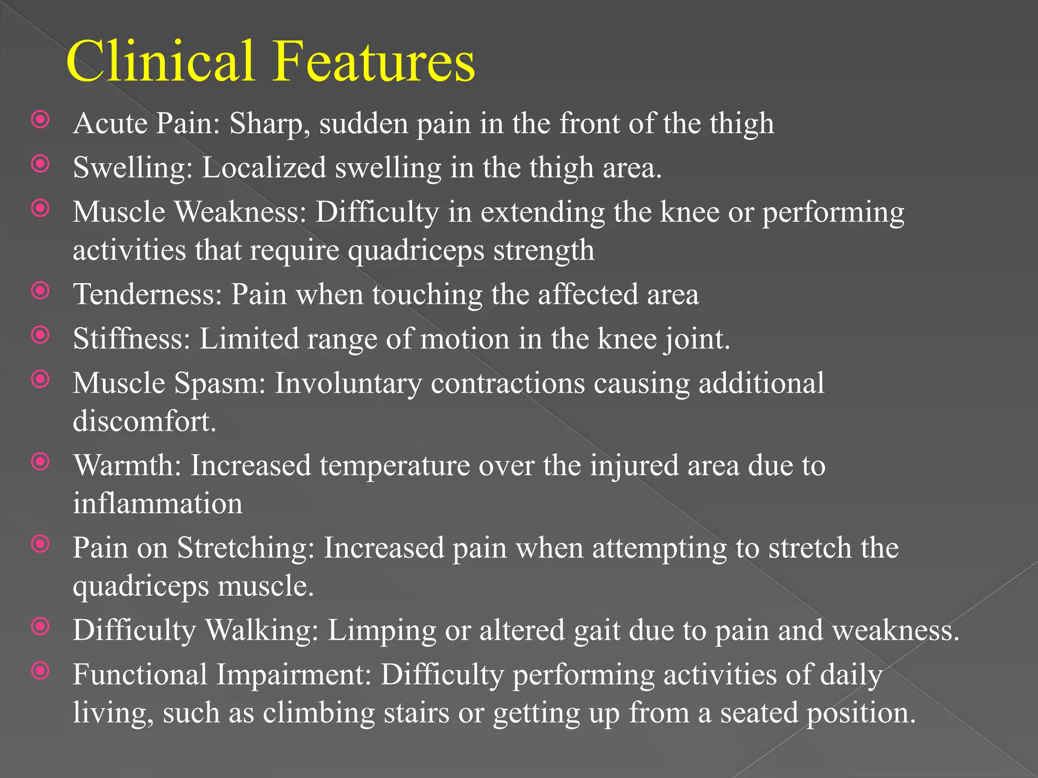 Quadriceps Strain And Physiotherapy Management.pptx