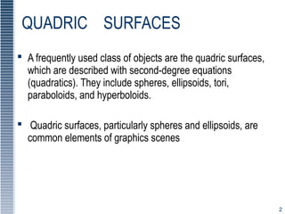 Quadric surfaces | PPT