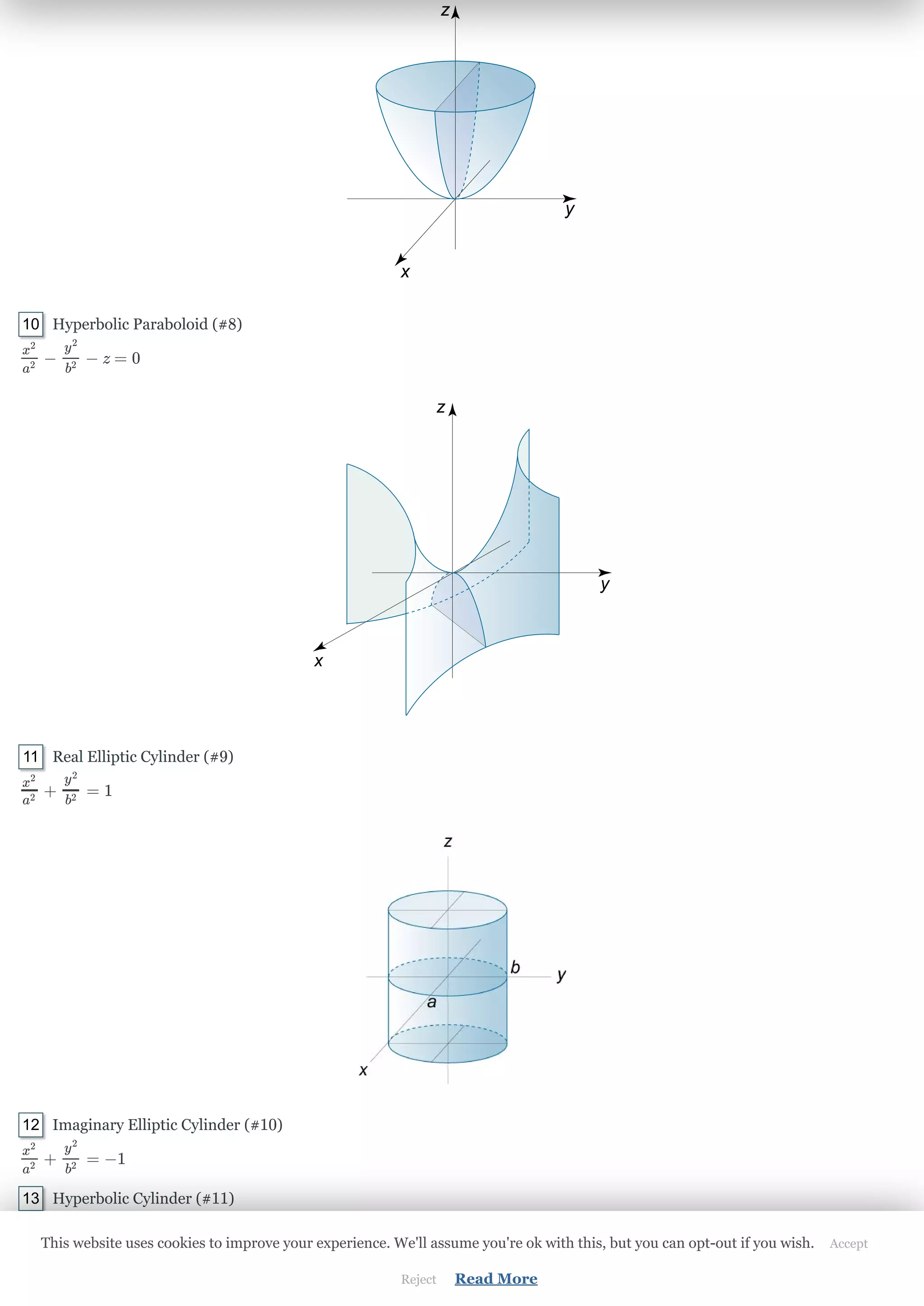 Quadric surfaces | PDF