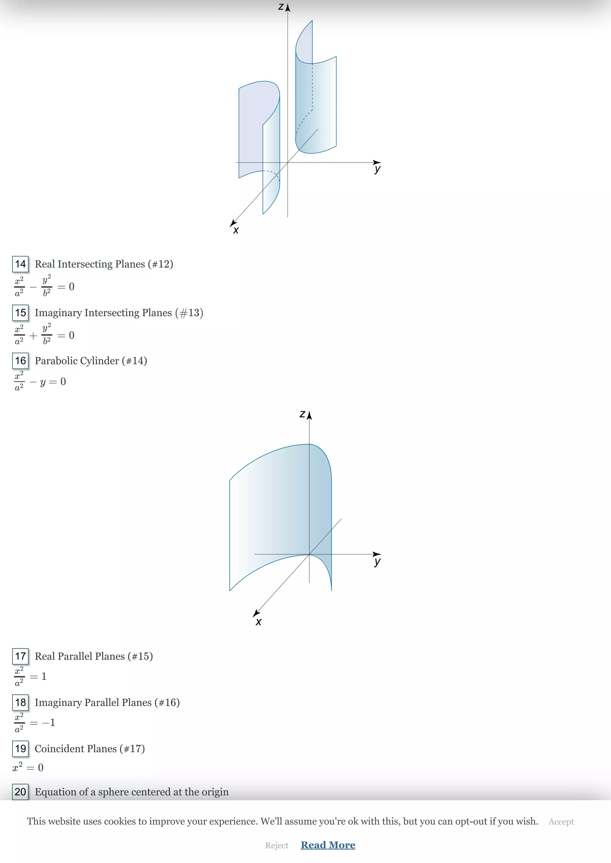 Quadric surfaces | PDF