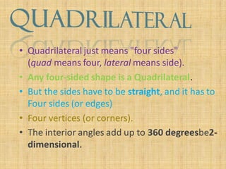Quadrilateral | PPT