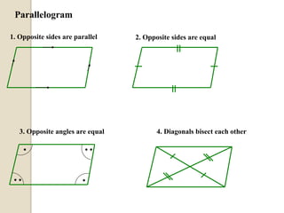 Quadrilateral and triangle for class VII & VIII | PPT