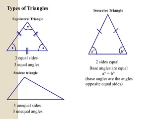 Quadrilateral and triangle for class VII & VIII | PPT