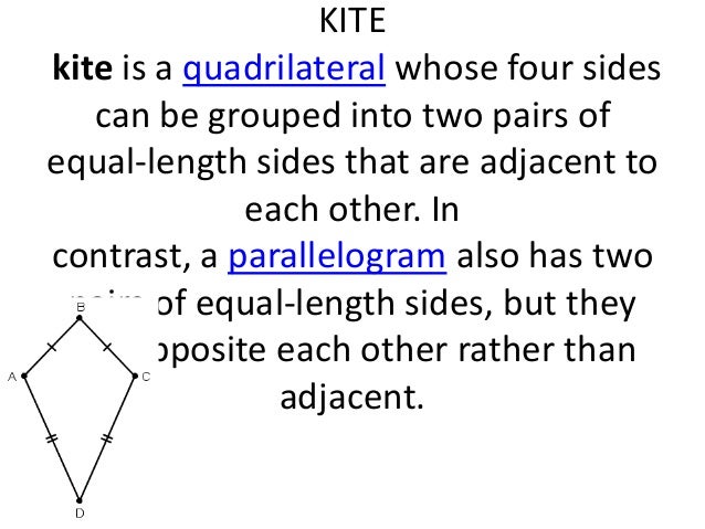 Kite definition quadrilateral - thinkingBos