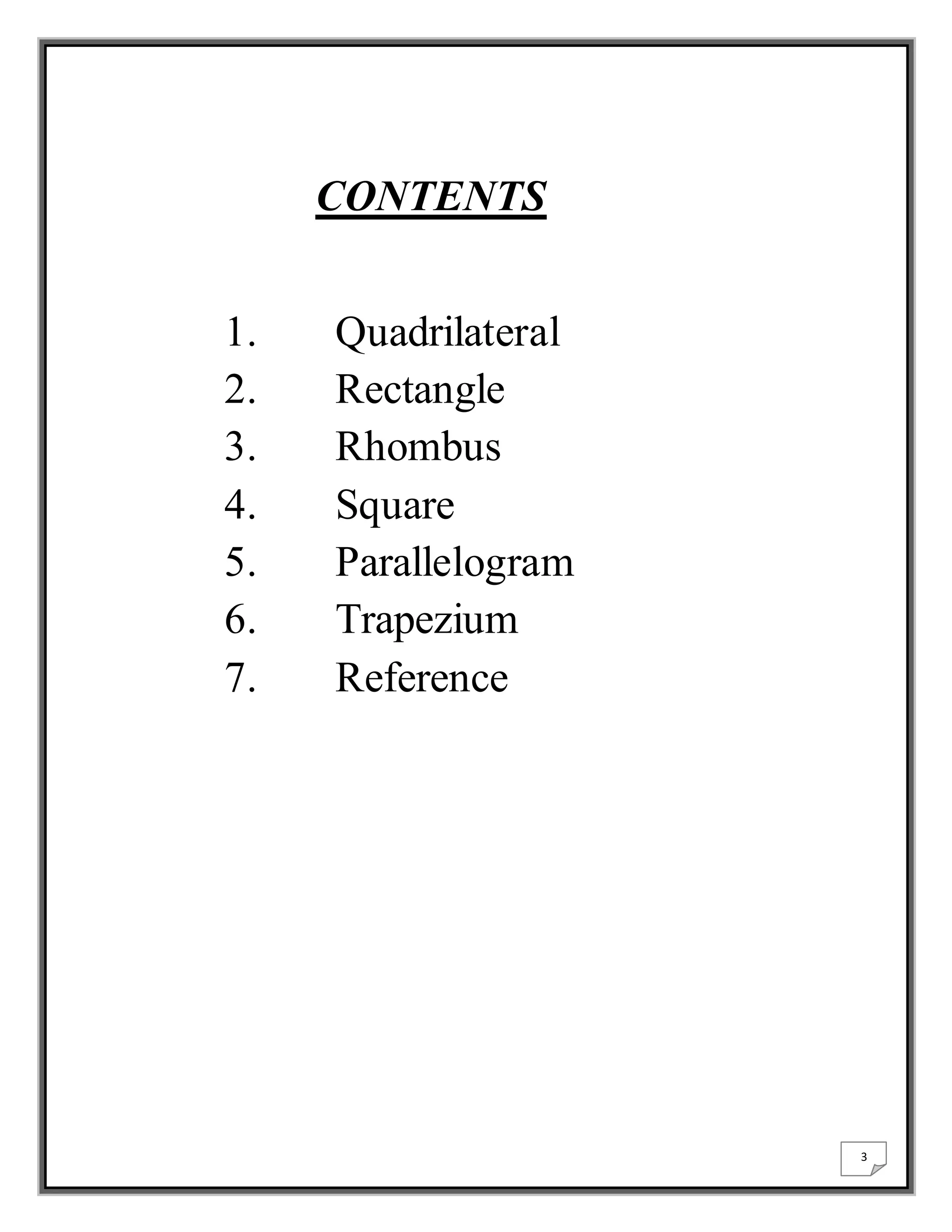Quadrilaterals | DOCX