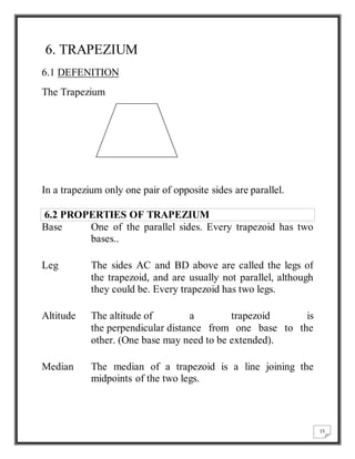 Quadrilaterals | DOCX
