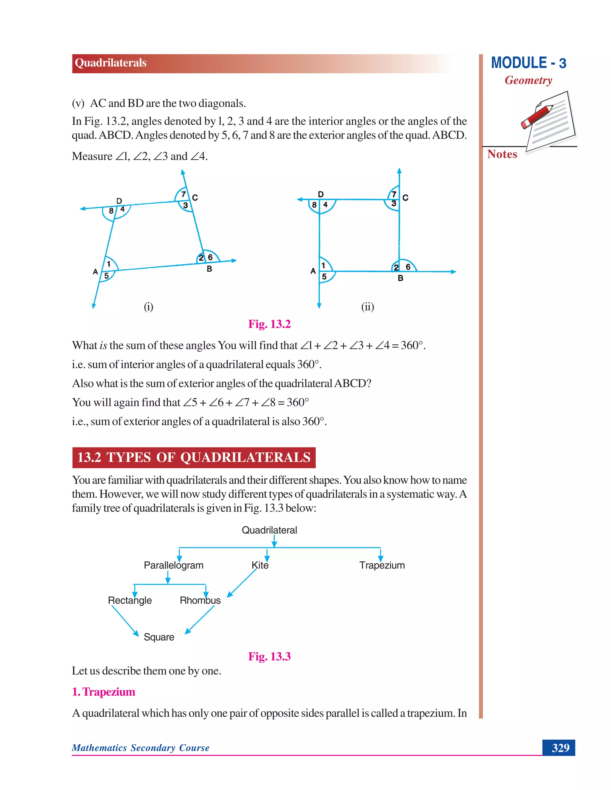 Quadrilaterals-GEOMETRY | PDF