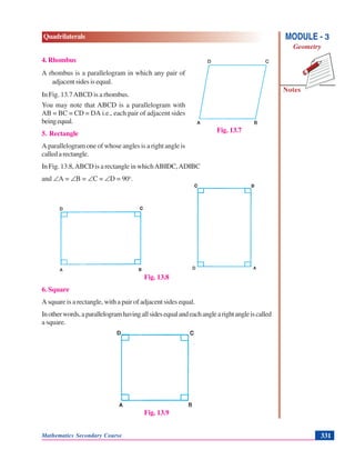 Quadrilaterals-GEOMETRY | PDF