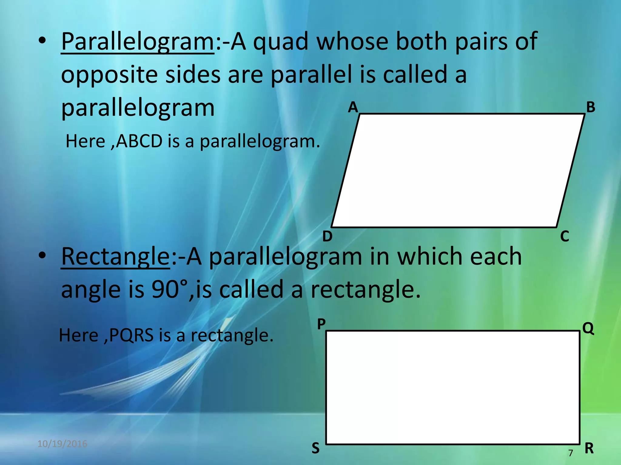 Quadrilaterals | PPTX