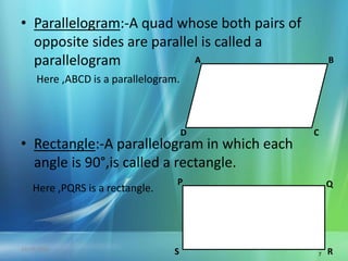 Quadrilaterals | PPTX