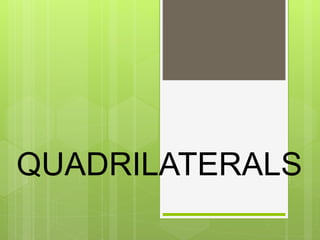 Quadrilaterals | PPTX