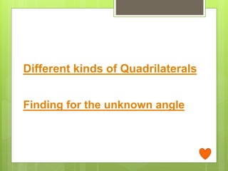 Quadrilaterals | PPTX