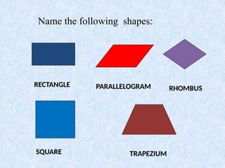 QUADRILATERALS A diagonal of a parallelogram divides it into two ...
