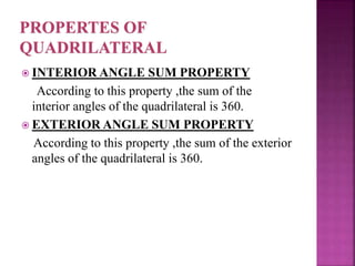 Quadrilaterals | PPTX