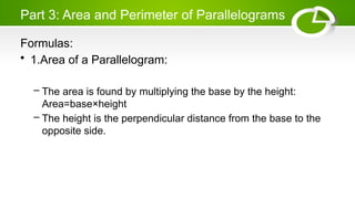 Lesson: Quadrilaterals and Parallelogram | PPT