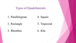 Quadrilaterals | PPTX