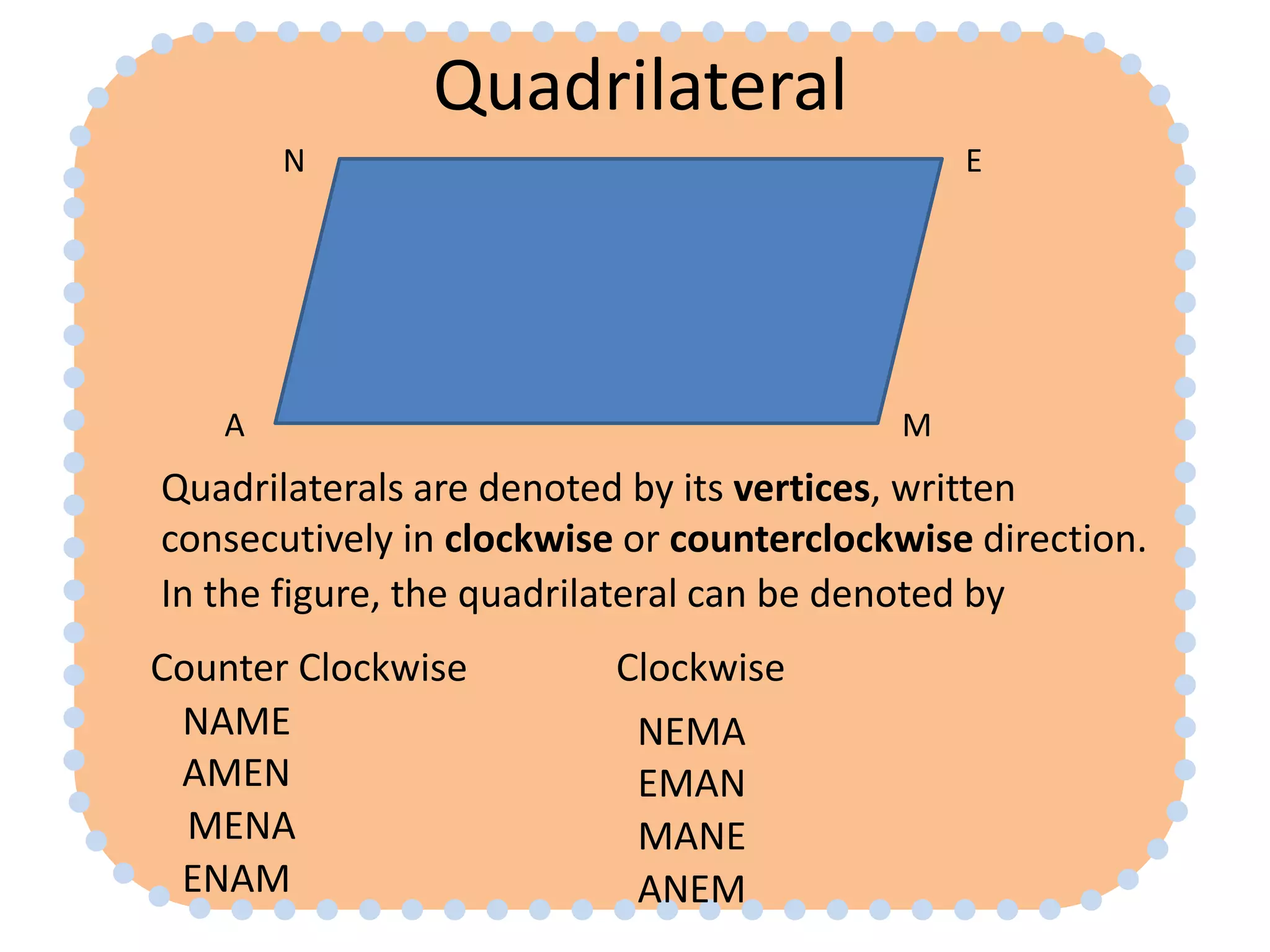 Quadrilaterals grade 7 | PPTX