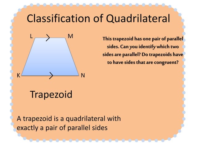 Quadrilaterals grade 7 | PPTX