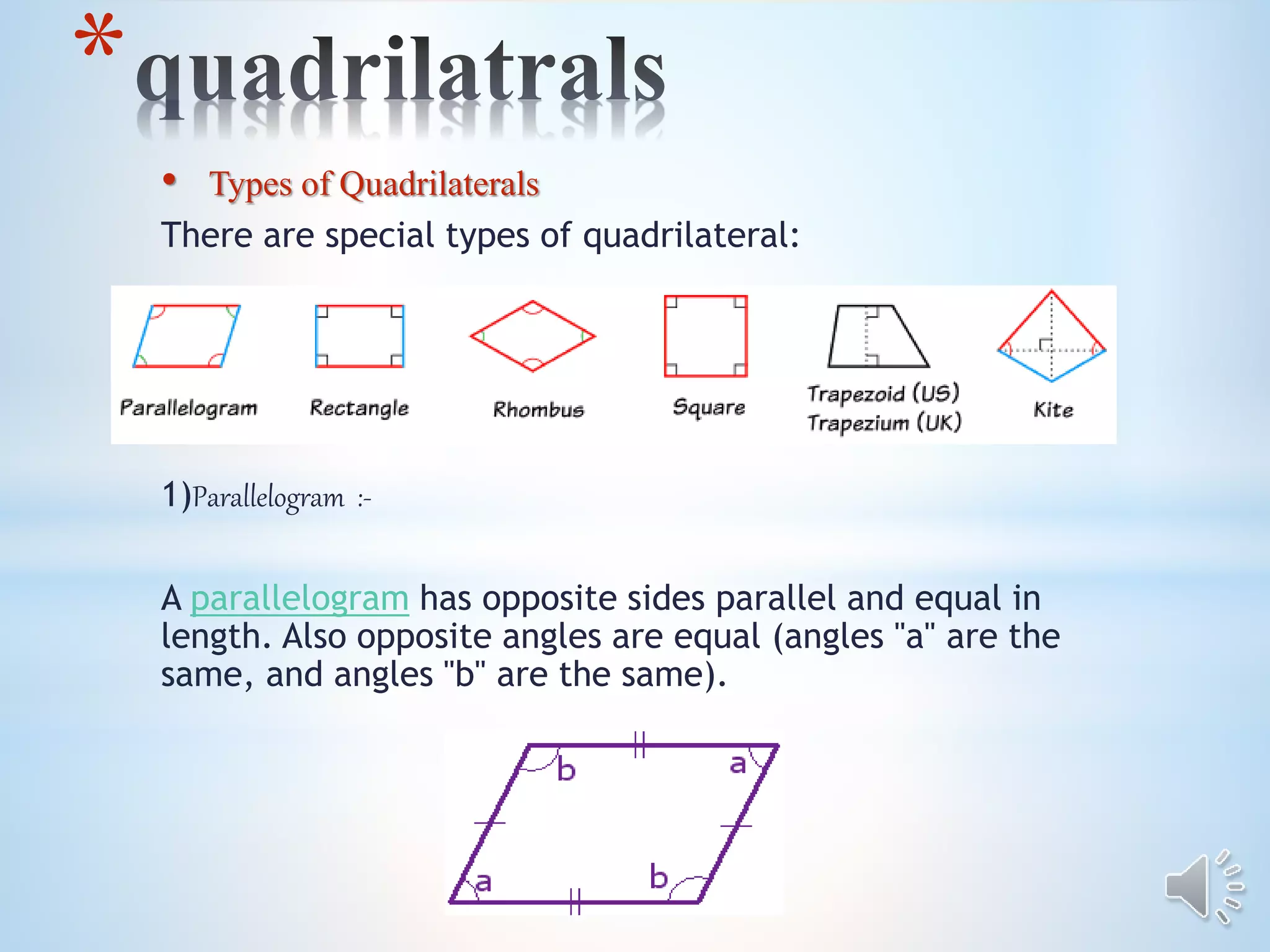 Quadrilatrals | PPTX