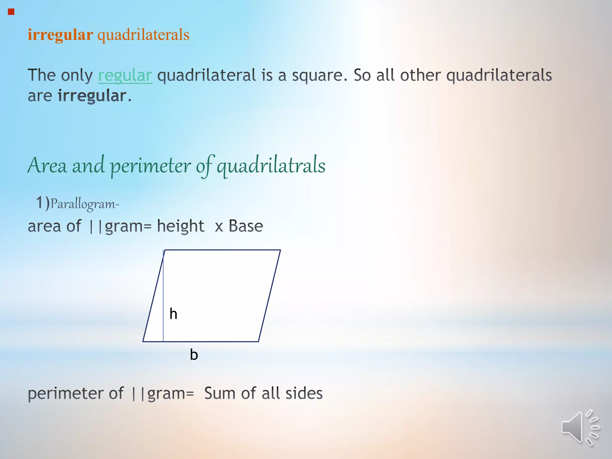 Quadrilatrals | PPTX