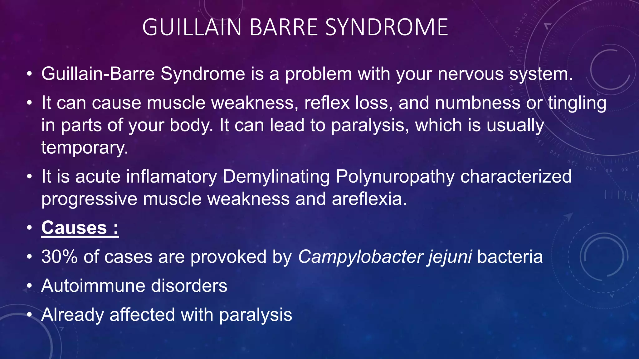 Quadriparesis guillain barre syndrome ppt | PPTX