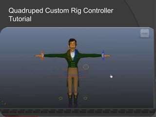 Character Rigging Animation Tutorial with Custom Rigg Controller | PPTX