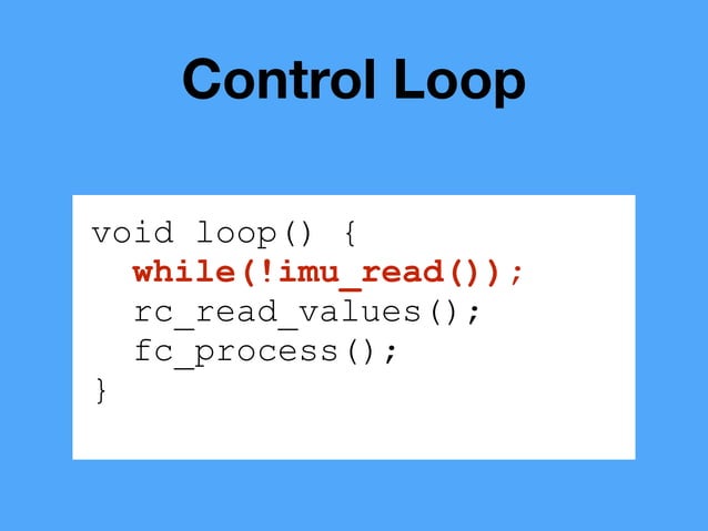 Embedded Programming for Quadcopters | PPT