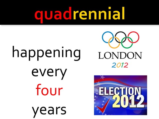 Quad vocabulary words | PPT