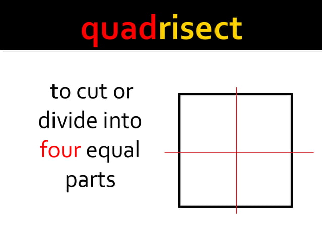 Quad vocabulary words | PPT